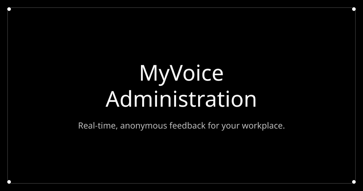 Sign in | MyVoice